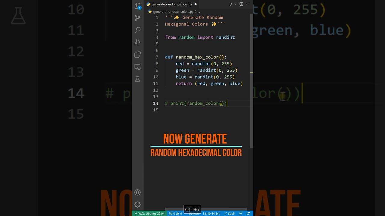 Generate Random Color In Python r G B And f1f1fa YouTube Generate Random Color In Python r G B And f1f1fa YouTube