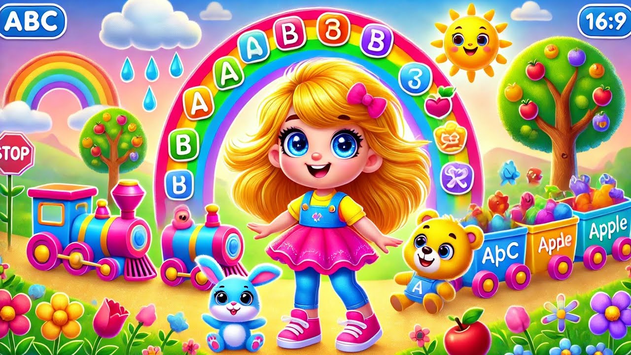 Toddler Learning ABCs, First Words, Colors, Numbers, Shapes | Fun ...