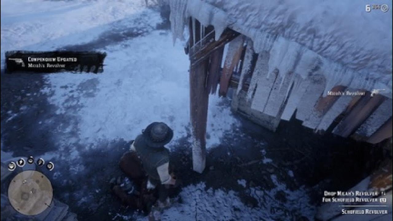 RDR2 how to find micah's Revolver after American Venom mission - YouTube