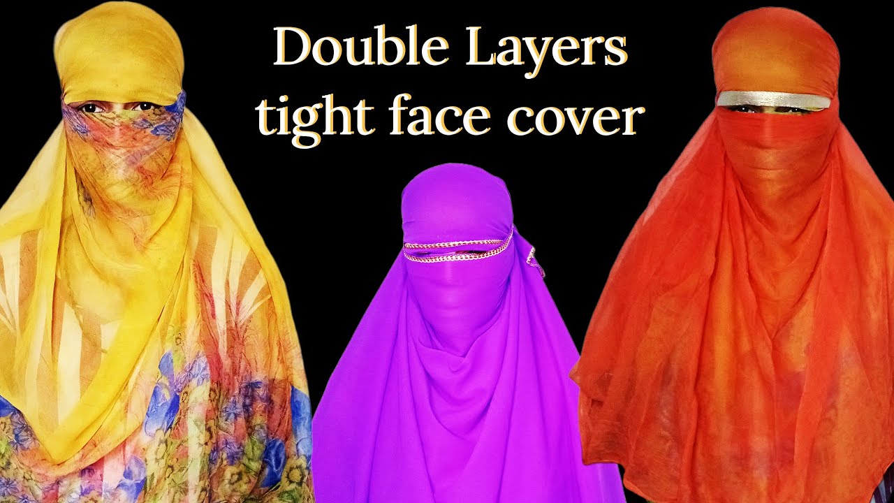 Double Layers Tight Face Cover ||Request Video || Eyes Velli ||#how # ...