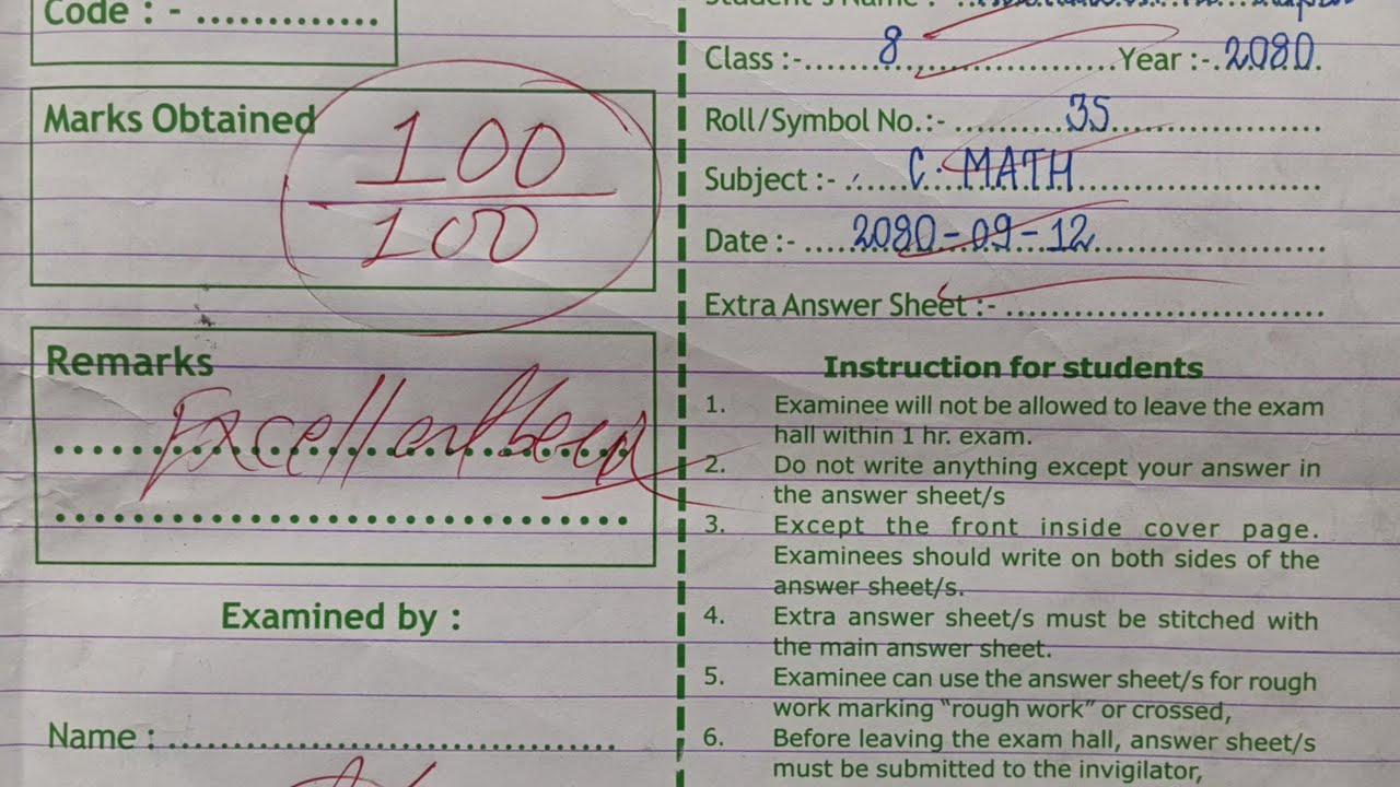 class 8 ble examination questions with solution | 3rd terminal ...