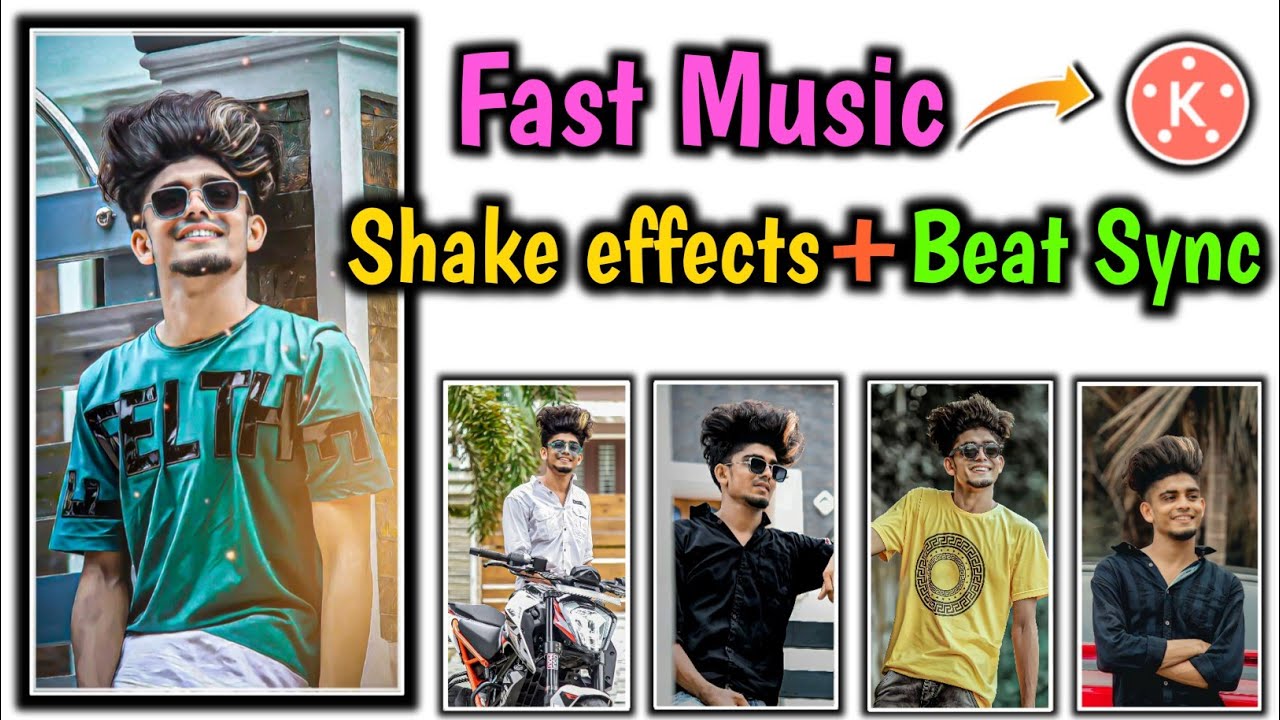 Fast music Beat Sync with perfect Shake effects in kinemaster || Shake ...