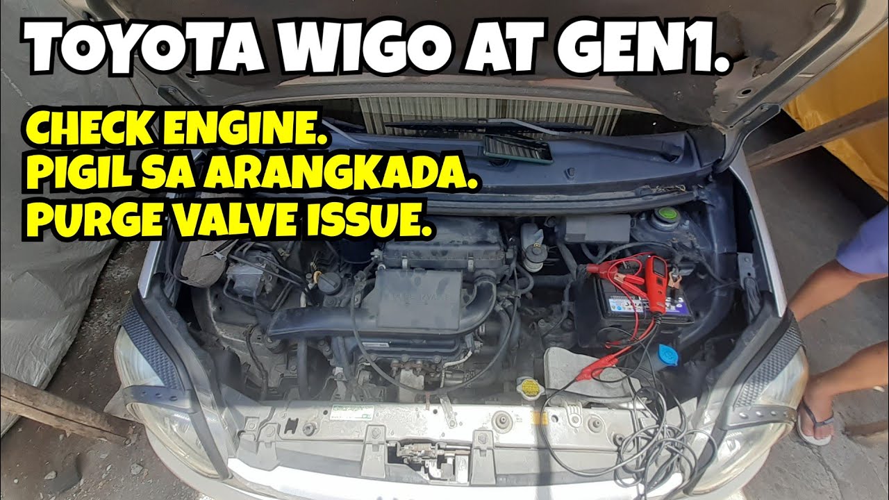 How to fix toyota wigo check engine purge valve issue. - YouTube