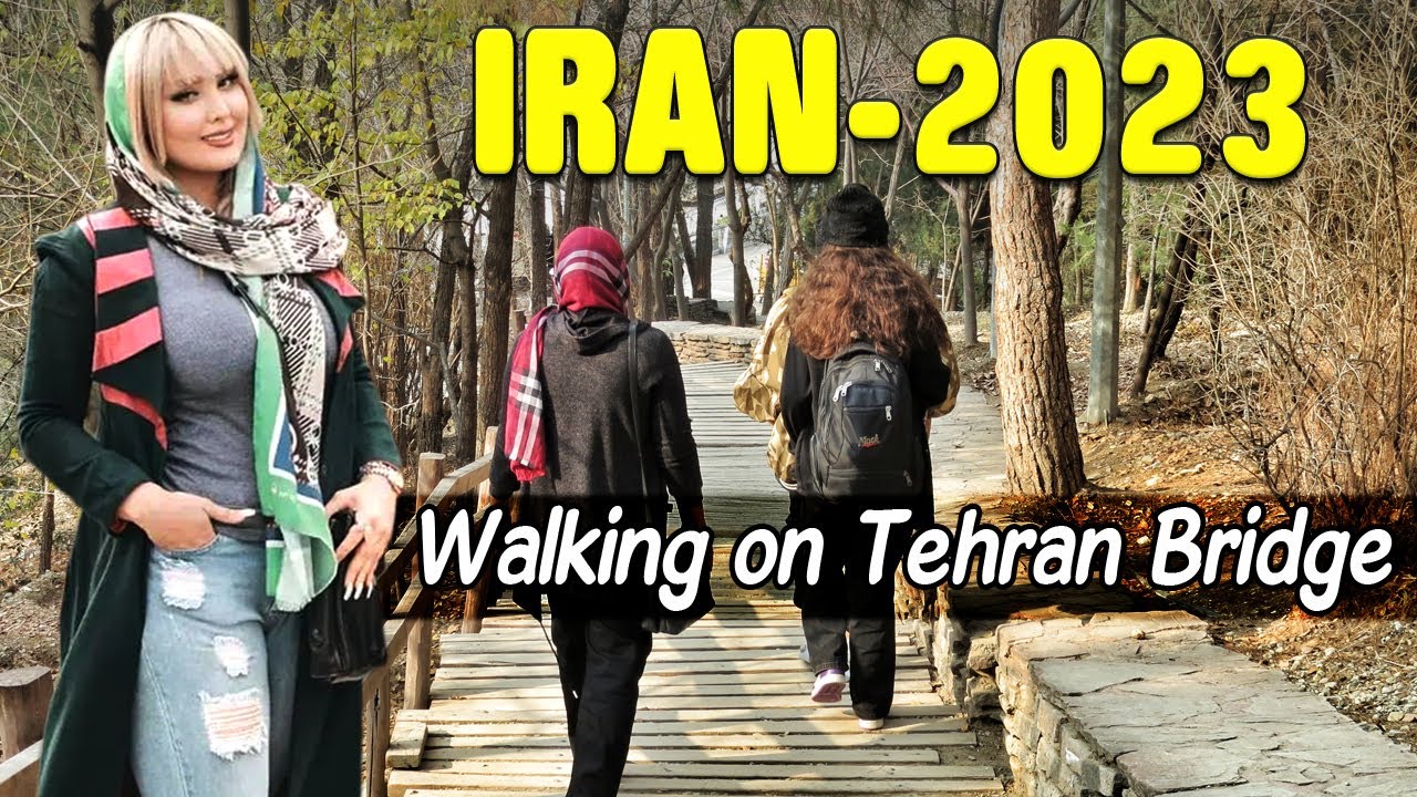 Walking Tour Iran | Walking from Tabiat Bridge to Taleghani Park ...