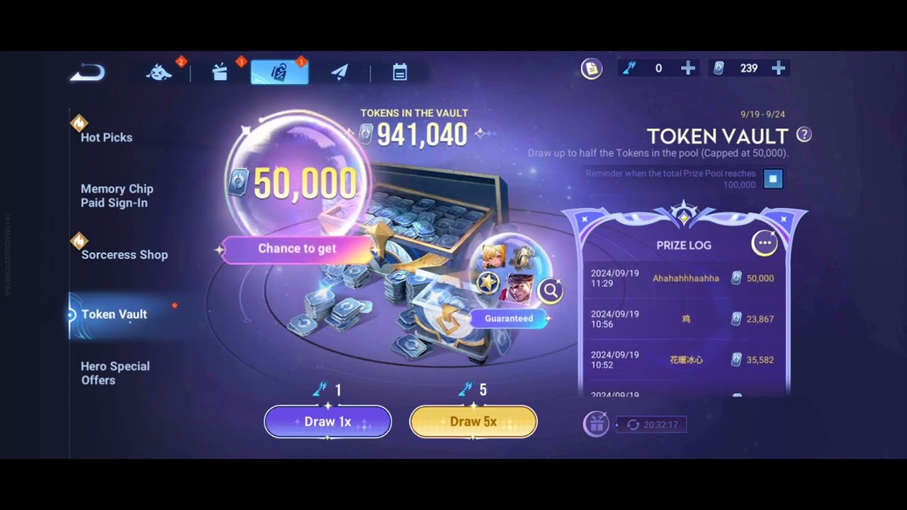 Event: Token Vault - Honor of Kings - YouTube