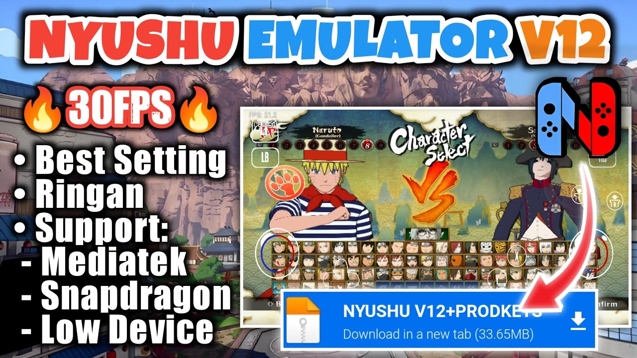 🔥 NEW VERSION, Cara setting Nyushu Emulator Untuk Semua HP | Nyushu Emulator - YouTube