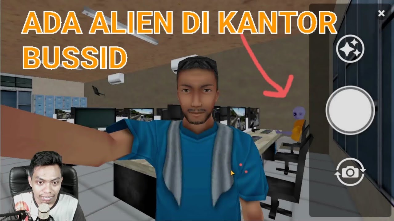 RH GAME | ADA ALIEN DI KANTOR BUSSID (part 3) - YouTube