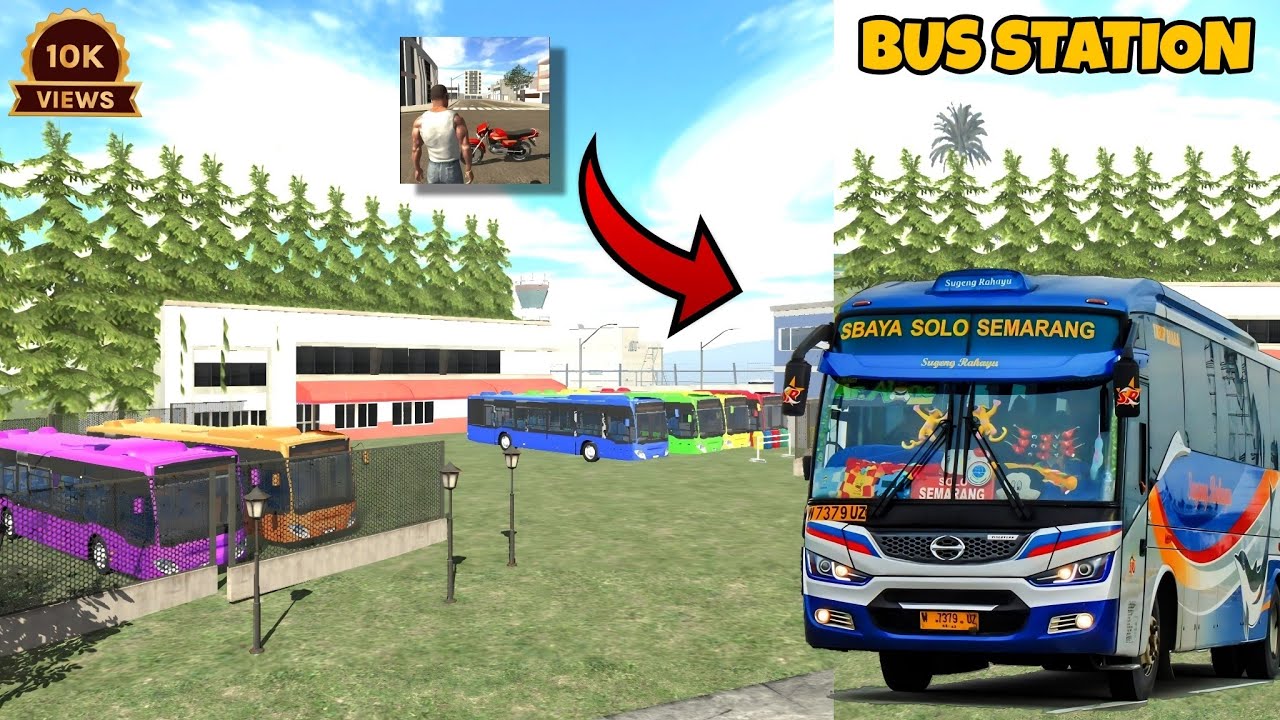 I Create New Bus Stand🚎 In Indian Bikes Driving 3D🤩 With Epic RGS Tool ...