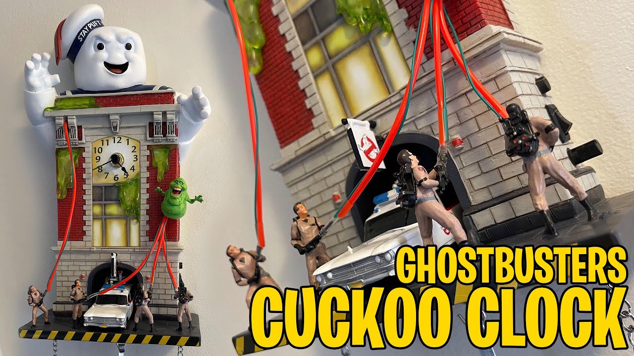 Ghostbusters Cuckoo Clock! (REVIEW) - YouTube