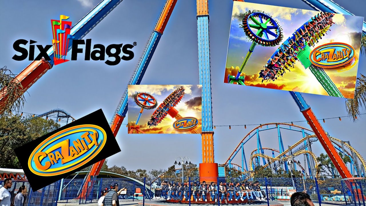 CraZanity Six Flags México experiencia real 😱 ULTRA HD (@60 Fps ) - YouTube