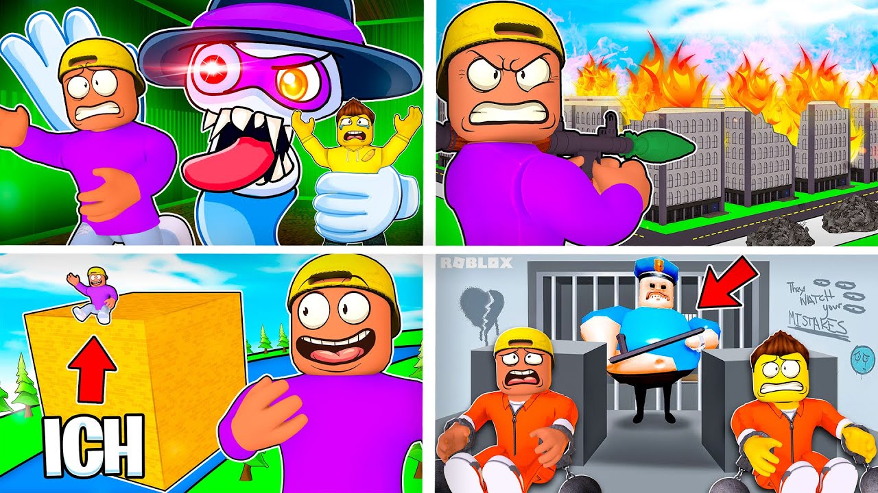 TOP 5 BESTEN ROBLOX SPIELE! (BREAK IN STORY, BARRY GEFÄNGNIS,BAU EIN ...