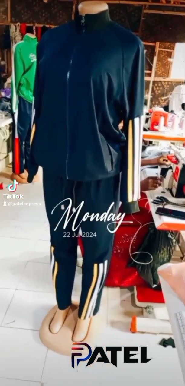 Custom made tracksuit with inner tshirt - YouTube