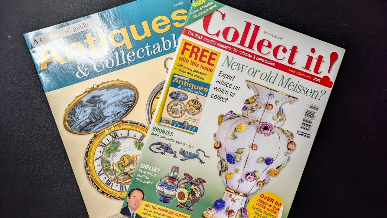 ASMR Antiques & Collectables: Collect It Magazine July 2008 - YouTube
