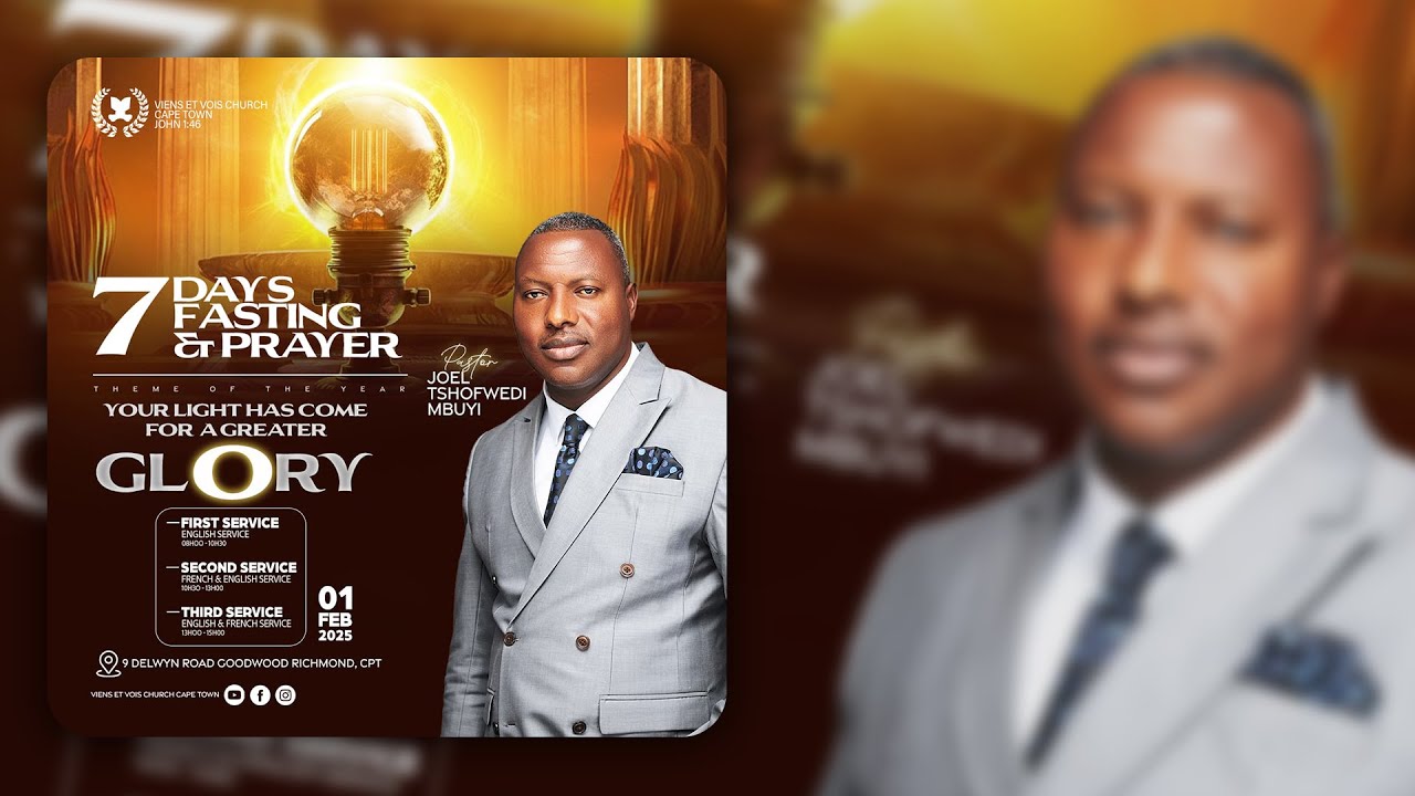 Pastor Joel Mbuyi || THE BLESSING OF THE LIGHT || Sunday 1st February ...