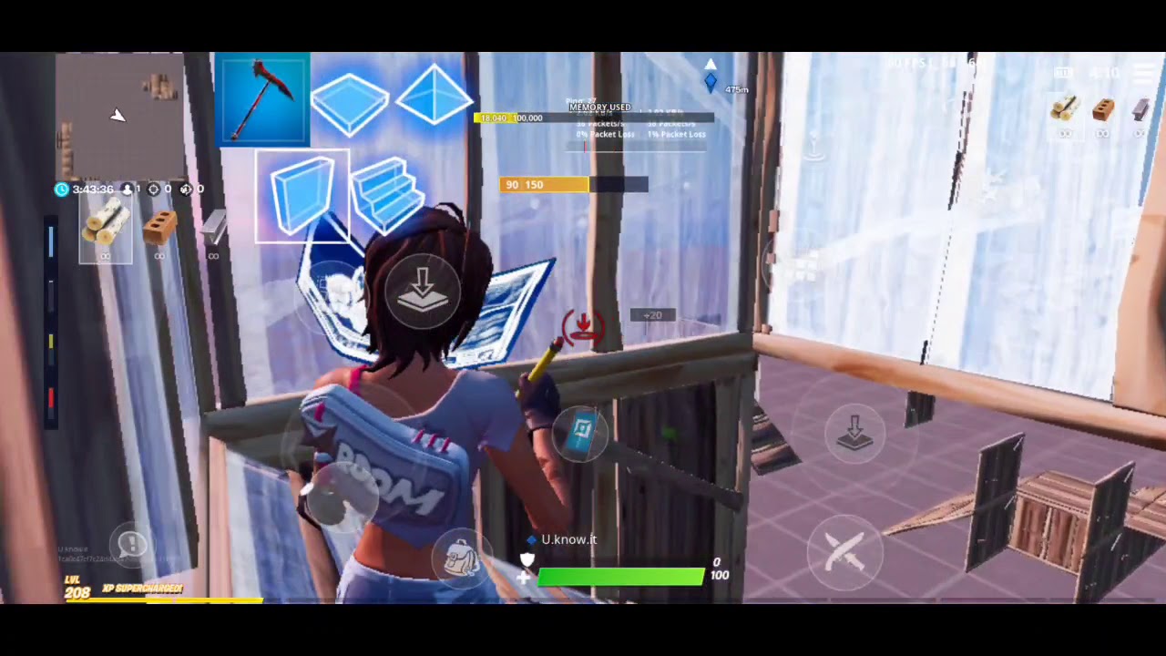 How it looks like we are practicing how to build on fortnite Mobile ...