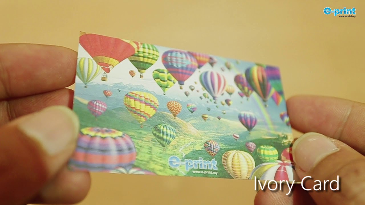 Name Card Ivory Card - YouTube