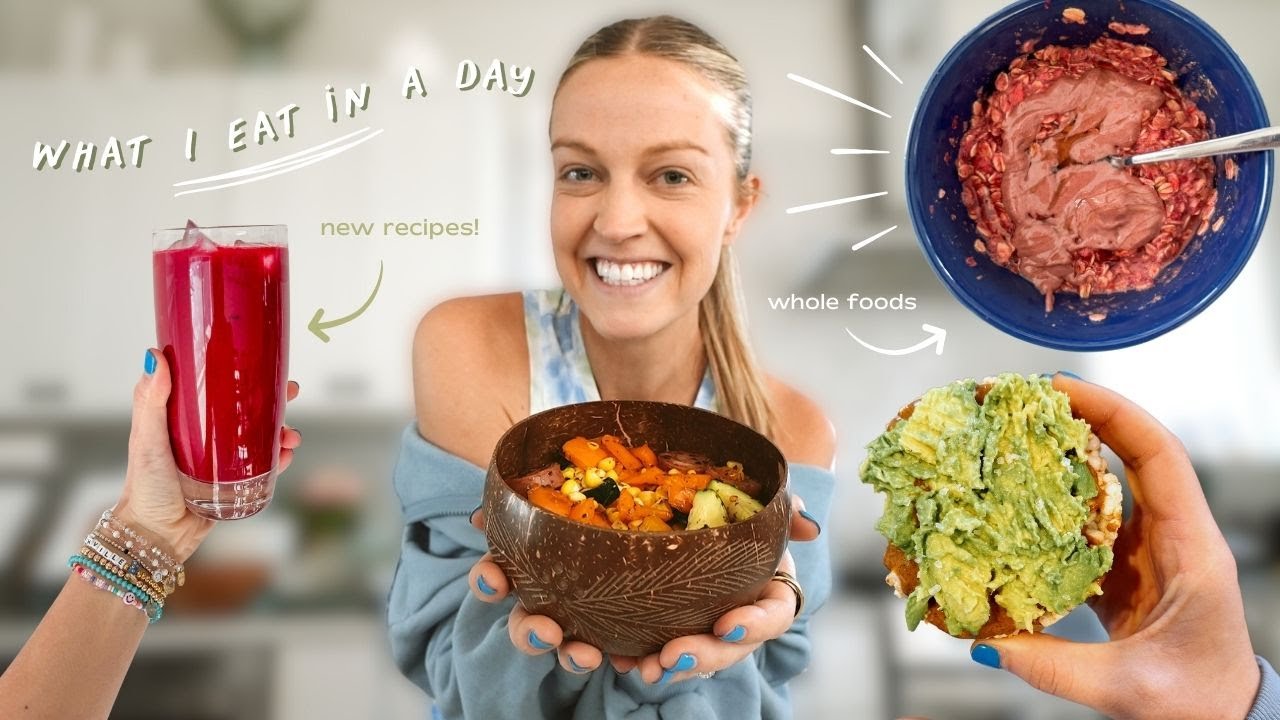 WHAT I EAT IN A DAY // Healthy + Realistic - YouTube
