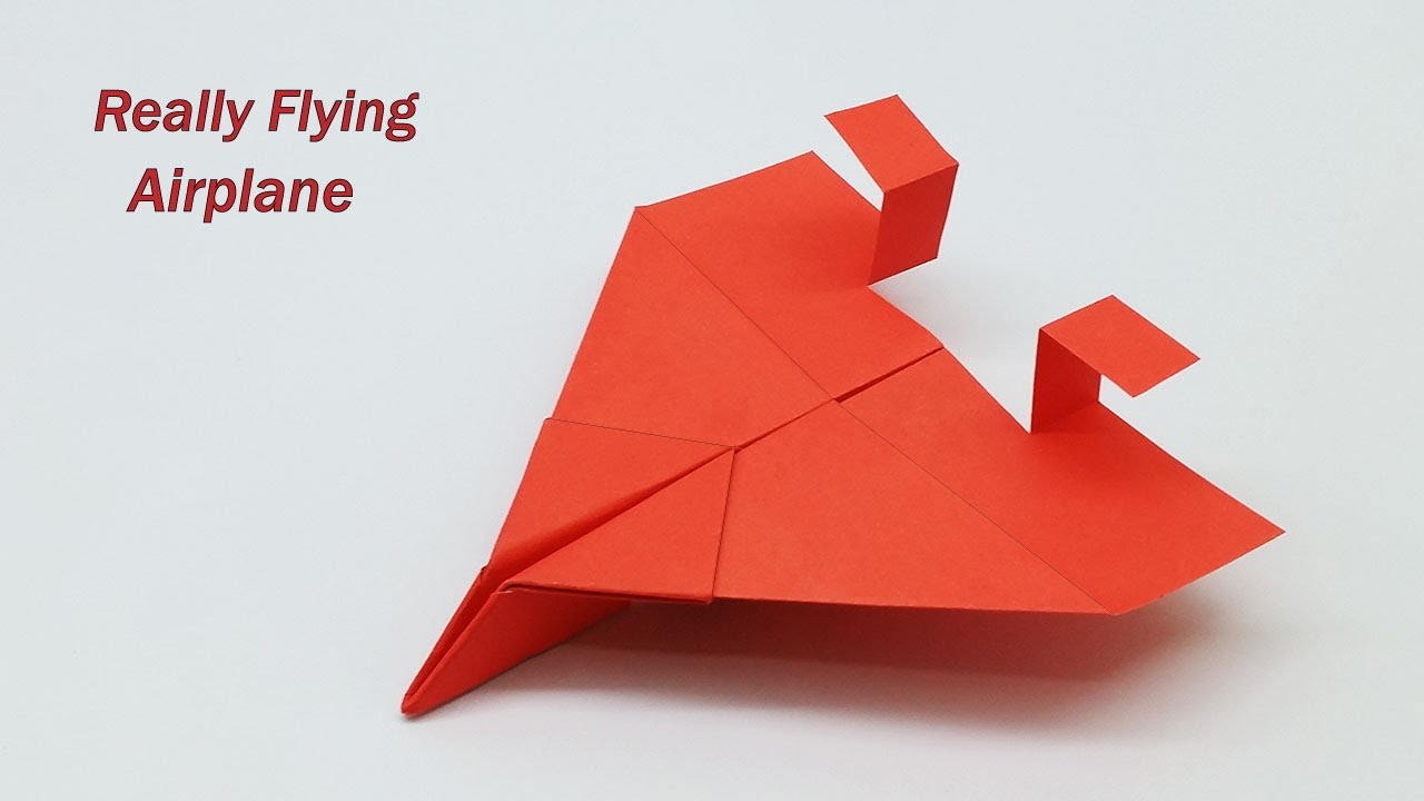 How To Make a Paper Plane That Can Fly - Really Flying Airplane - YouTube