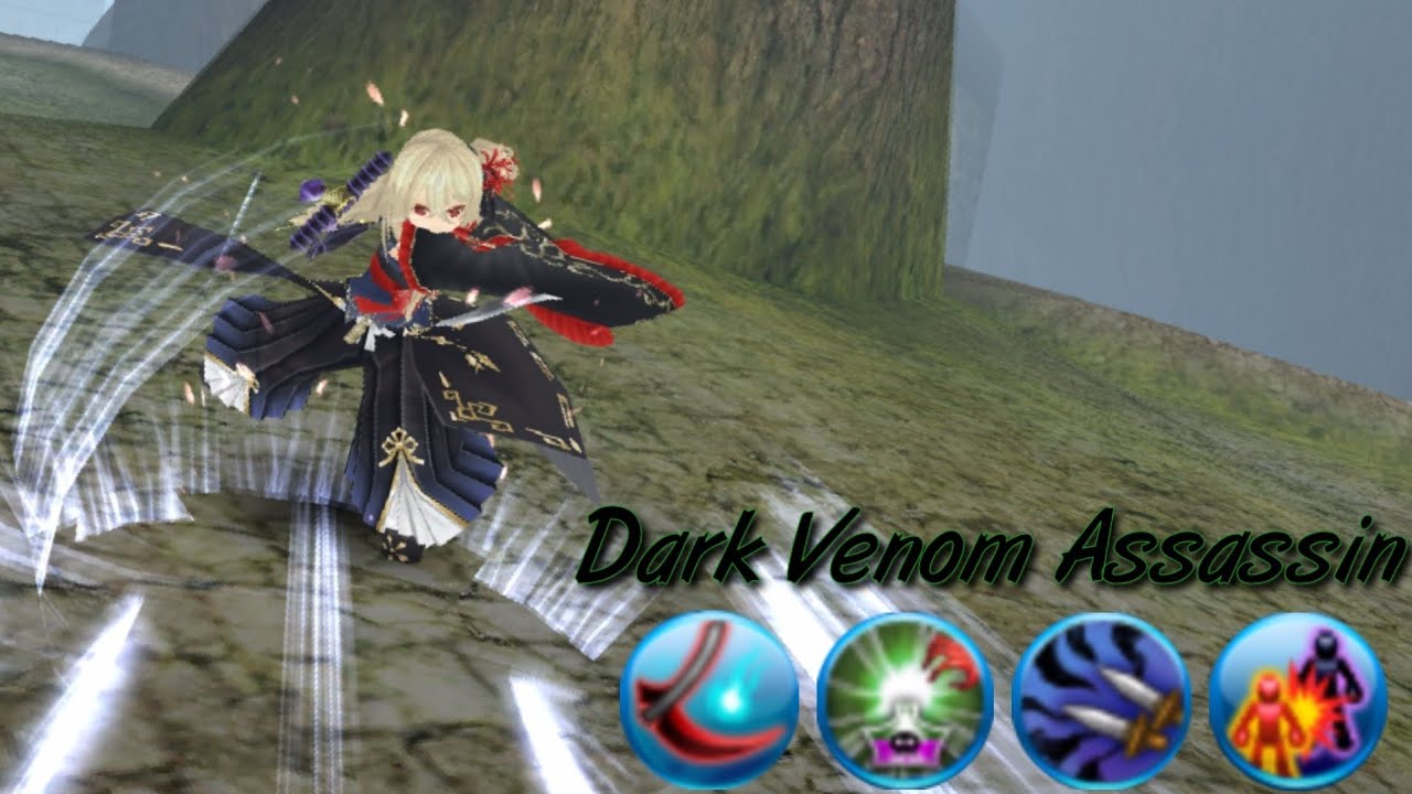 Dark Venom Assassin Lv280 Build - Toram Online - YouTube