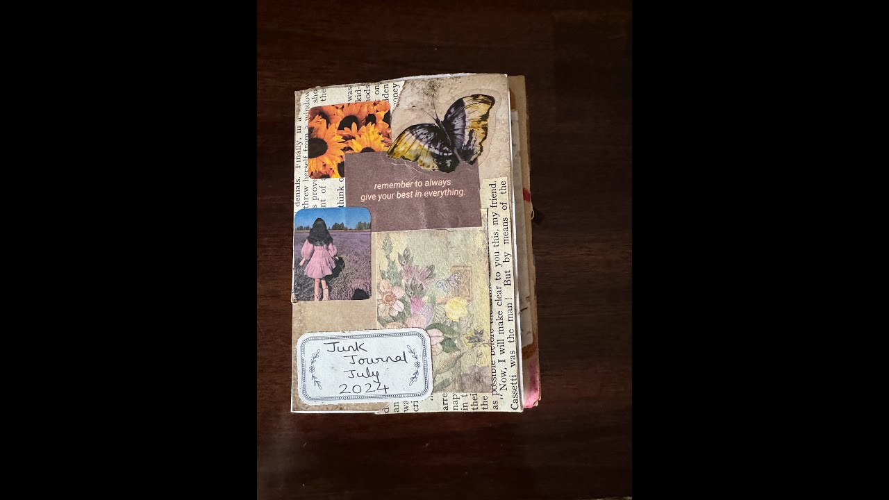 Junk Journal July: The Most Creative Pages Yet! - YouTube