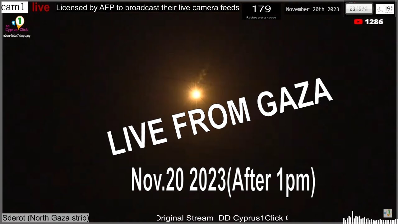 GAZA LIVE : Palestine,GAZA | Multi-cams | Stream#100 - YouTube