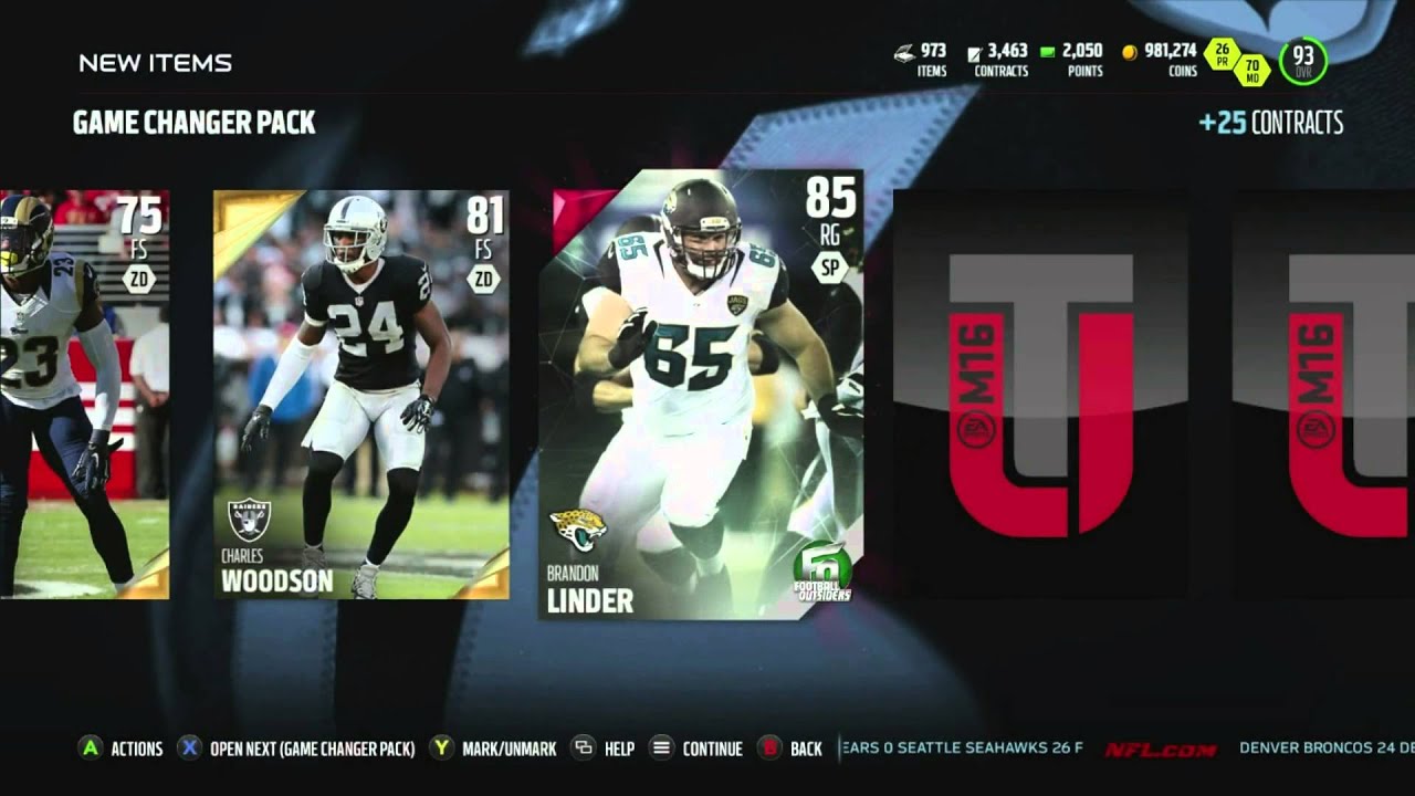 Madden 16 Ultimate Team :: DEJA VU! Game Change Bundle ::-XBOX ONE ...