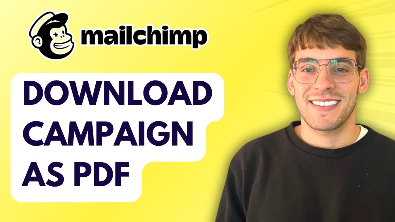 How to Download Mailchimp Campaign as PDF [2025 Guide] - YouTube