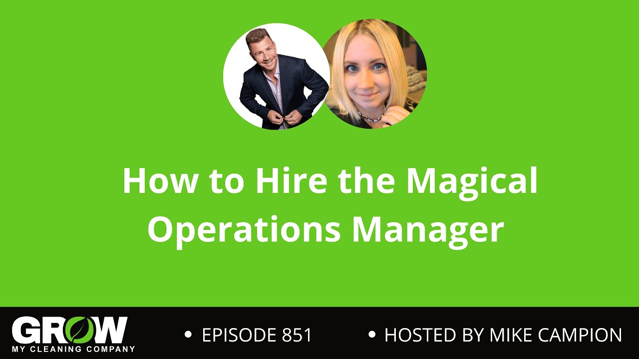 How to Hire the Magical Operations Manager - YouTube