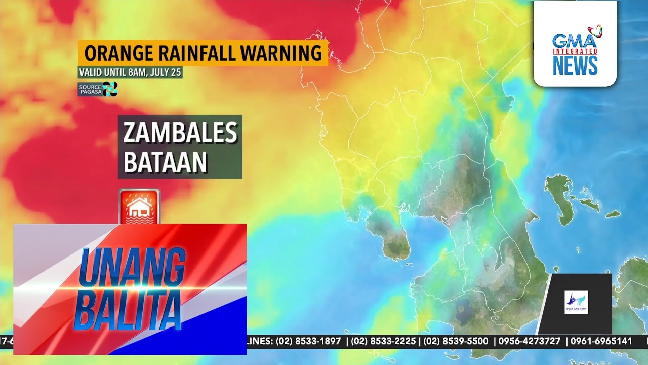 Weather update as of 7:28 AM (July 25, 2025) | Unang Balita - YouTube