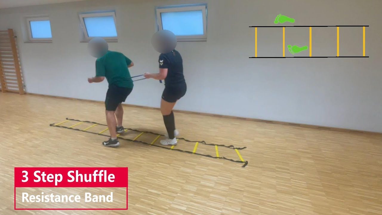 🇺🇸/🇬🇧 3-Step Shuffle - Agility Ladder - YouTube
