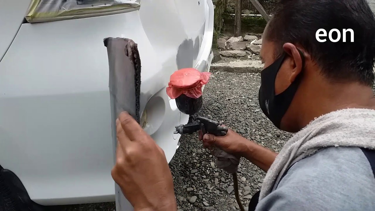 Proses Pengecatan Dasar Body Mobil - YouTube