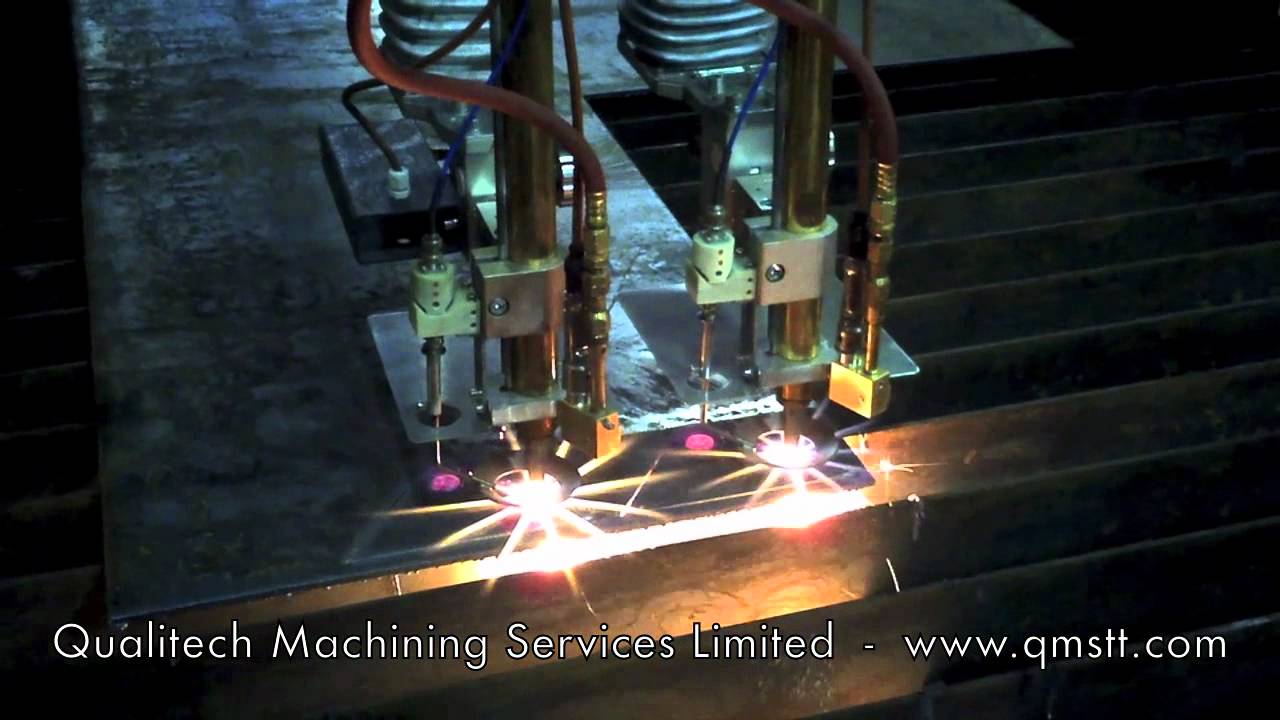 Qualitech Machining Services Limited - Dual Oxy Torch - YouTube