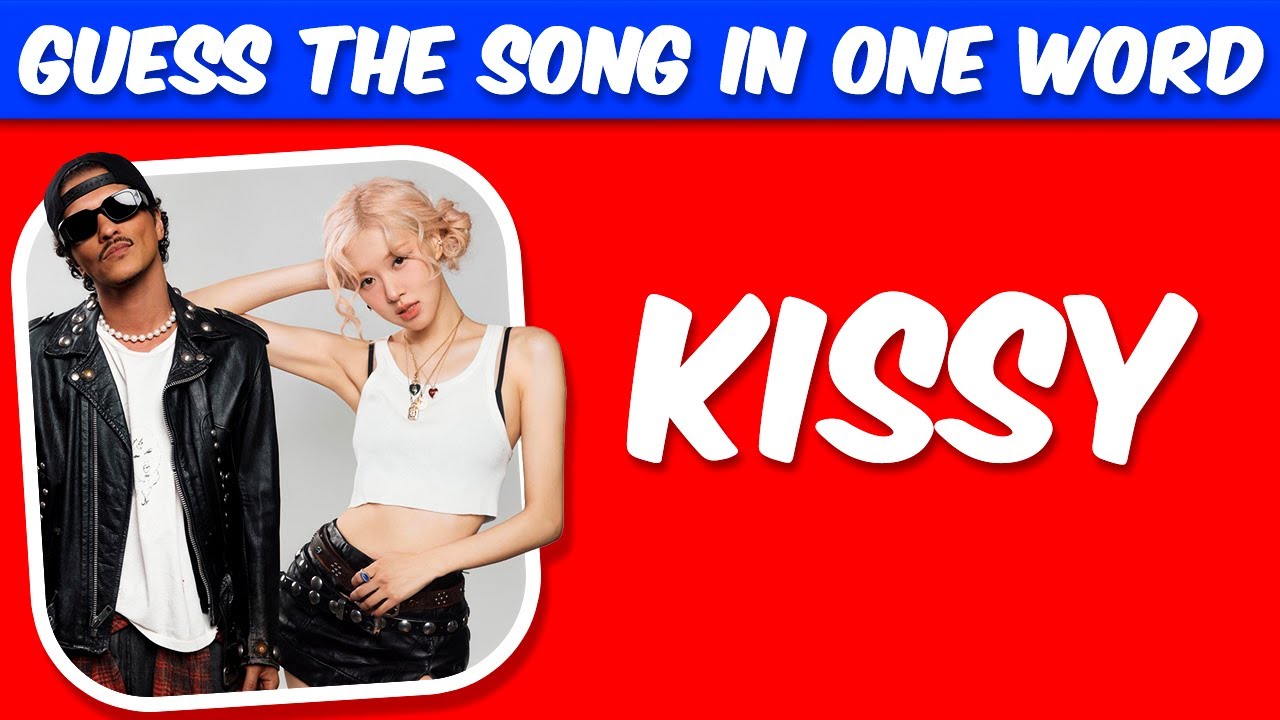 GUESS THE SONG with Just One Word | Music Quiz - YouTube
