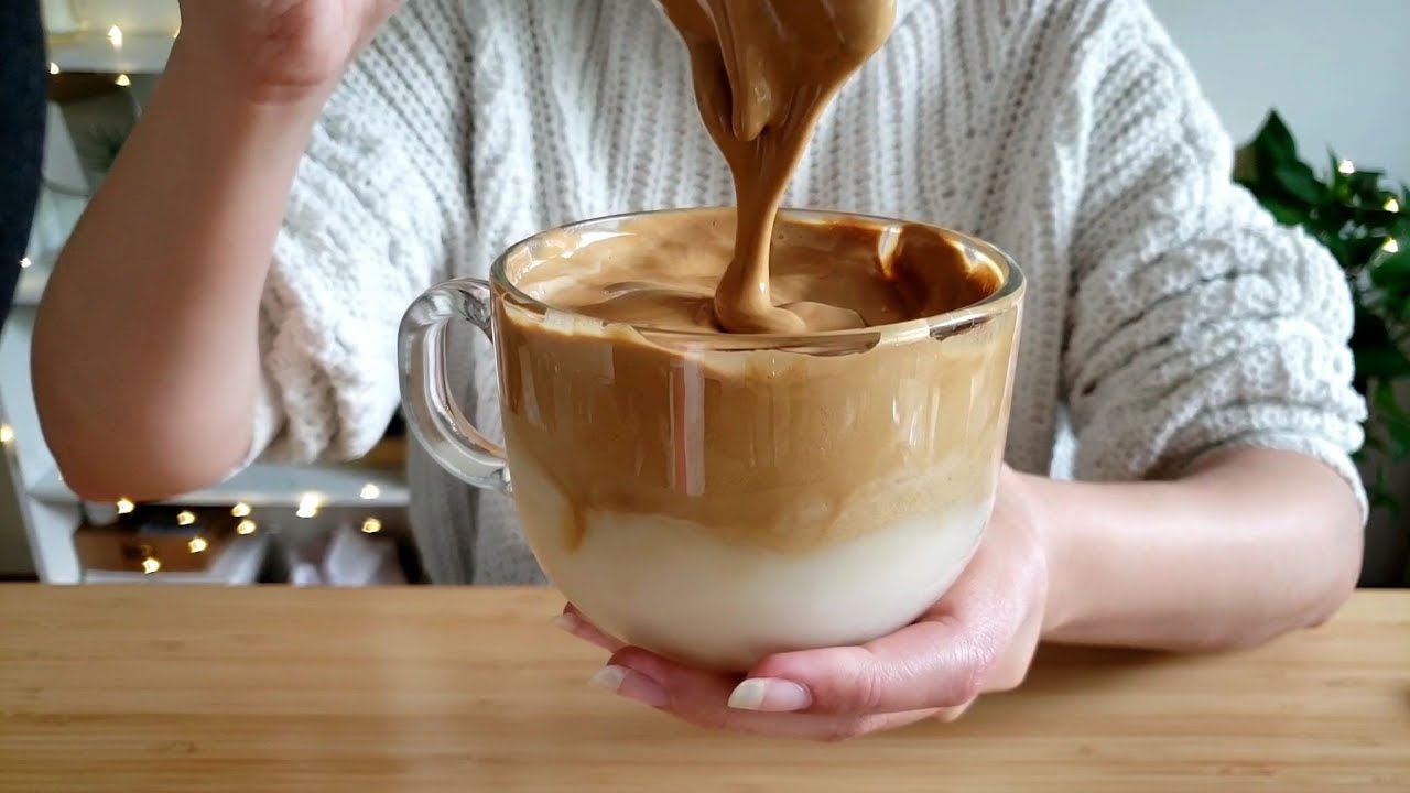 (ASMR) I Made Frothy Coffee at Home ☁️☕ - YouTube