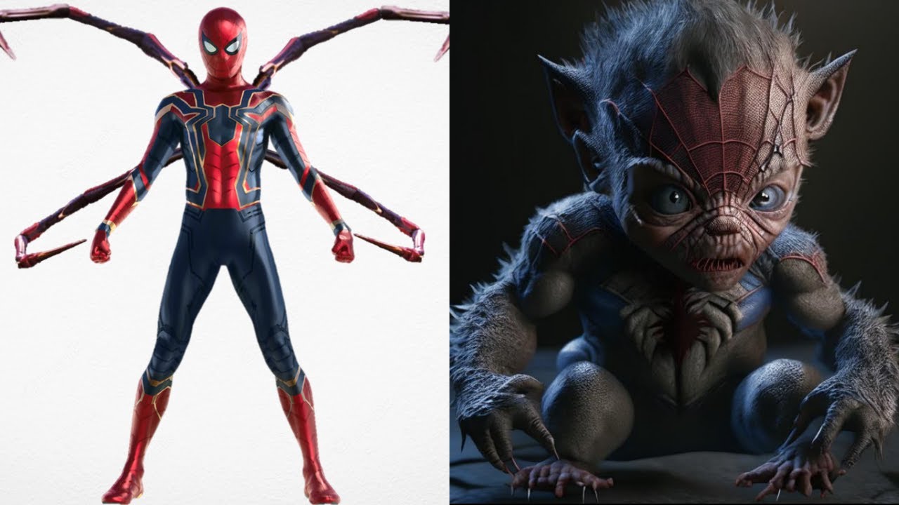 MARVEL HEROES transformation-WEREWOLF BABY-Avengers - YouTube