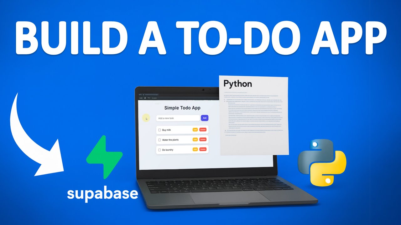 Build a To-Do App with Python, Flask and Supabase | Full CRUD Tutorial ...