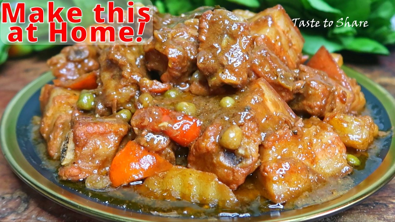 Ang sarap Easy Pork Stew Recipe 💯 Delicious Pork Sinantomas, Best Pork ...