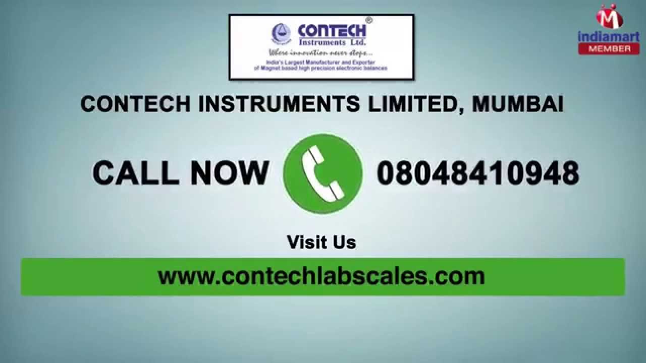 Lab Scales by Contech Instruments Limited, Mumbai - YouTube