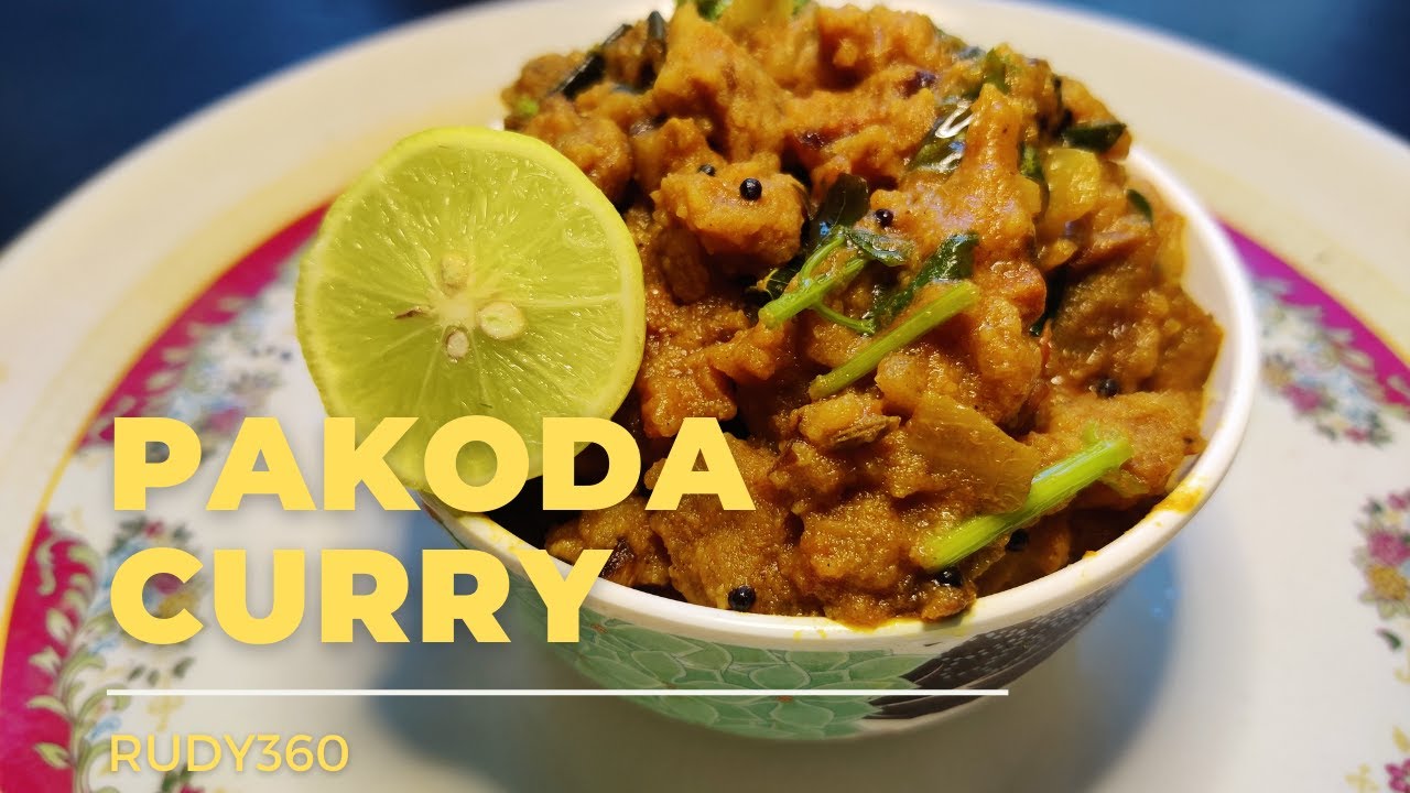 How to make Pakoda Curry/Pakoda kootu/Tamil/Rudy360 - YouTube
