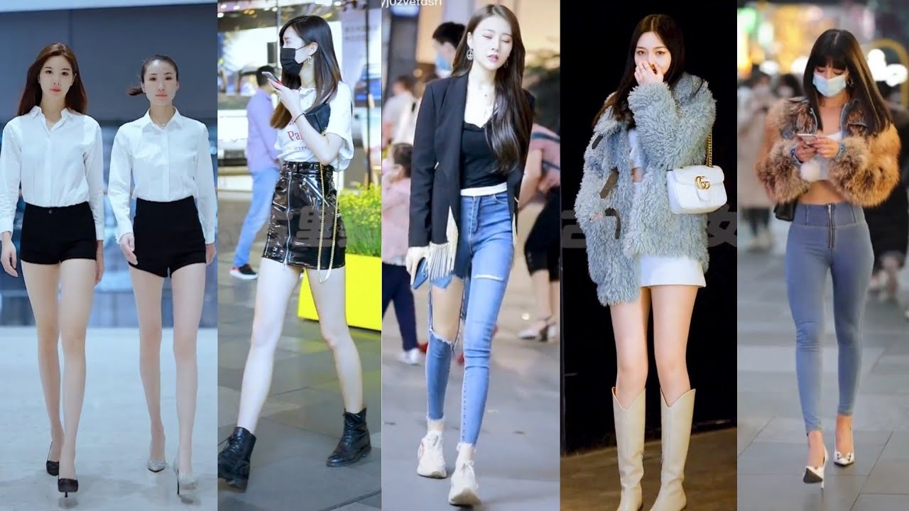 Mejores Street Fashion Douyin China| 抖音街拍穿搭 ！Douyin Tiktok China Thời ...