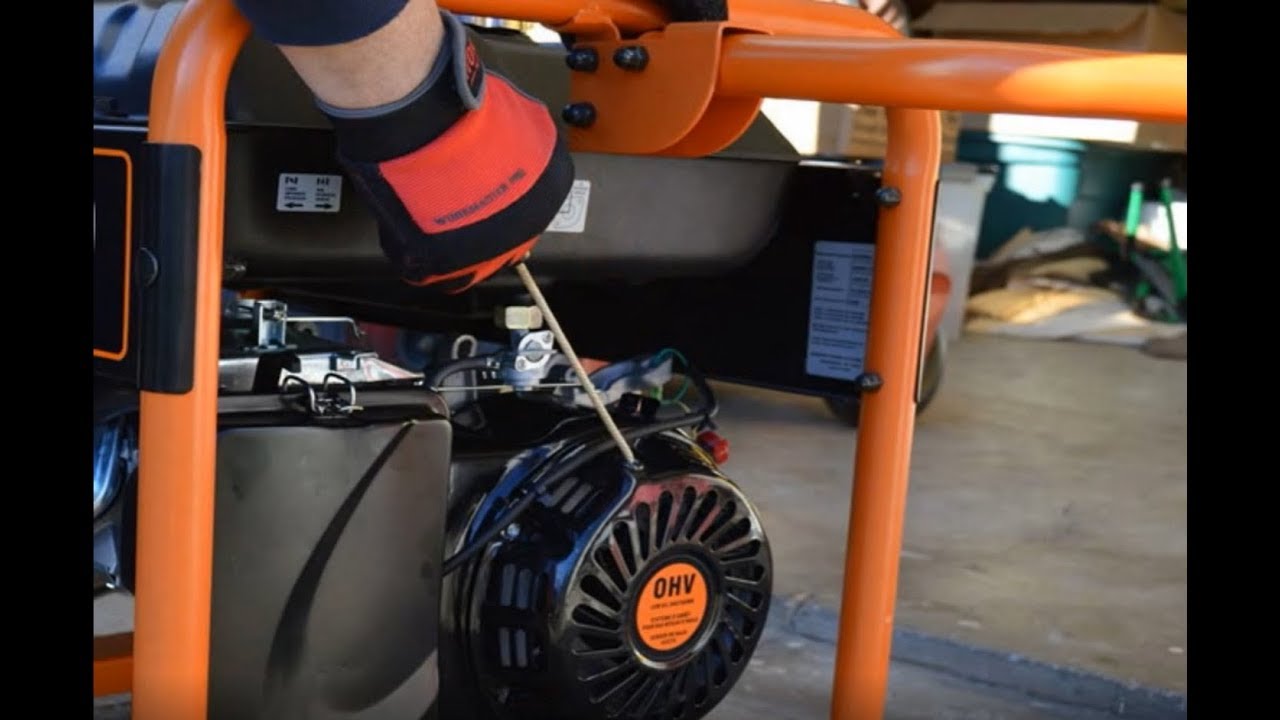 How to start a Gas Generator - YouTube