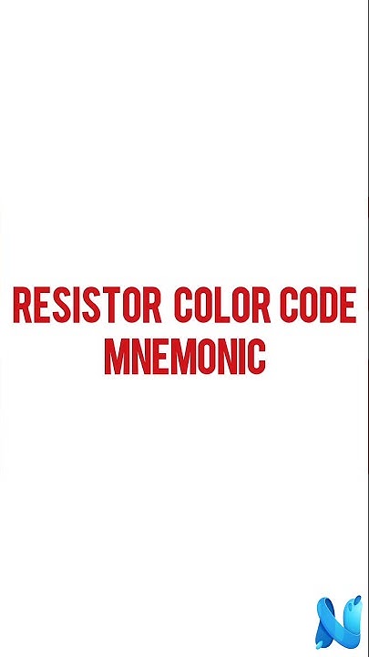 Resistor Color Code - YouTube