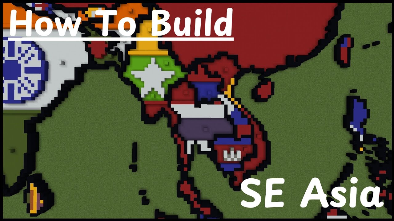 How To Build A Mini Scale World Map pt.21 SE Asia - YouTube