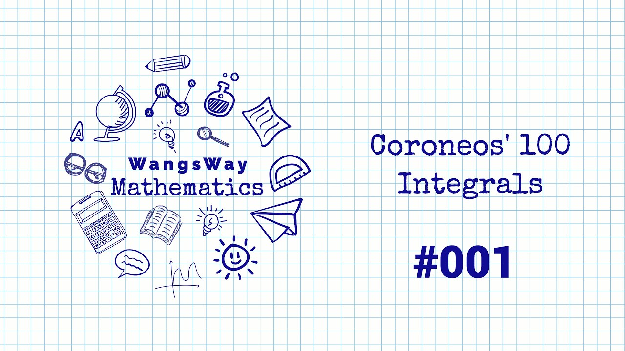 Coroneos' 100 Integrals: 001 ∫x/(x²+4).dx - YouTube