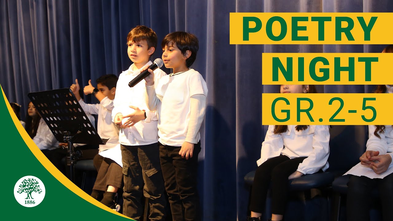 Poetry Night (Grades 2 to 5) - YouTube