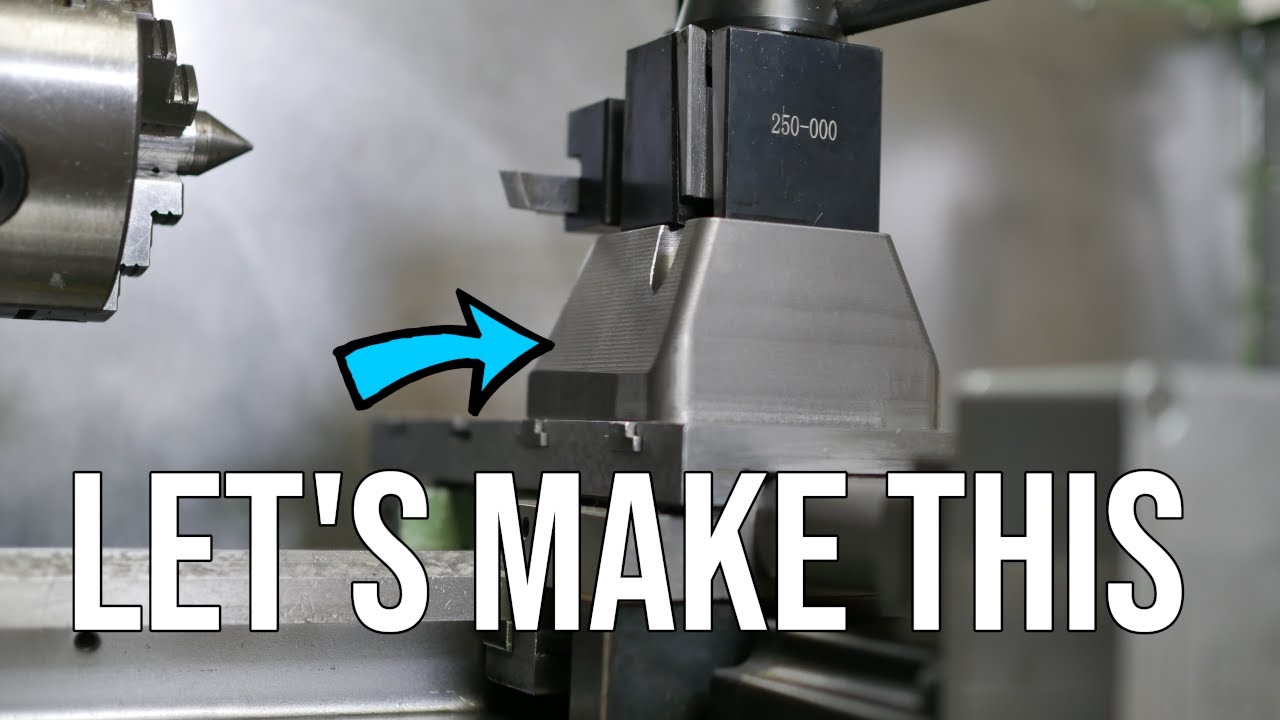 Solid tool post mount - CNC'ing the 7x12 Mini Lathe - Epsiode 28 || RotarySMP - YouTube
