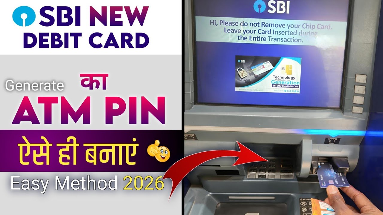 New Atm Card Pin Generation || ATM Ka Pin Kaise Change Kare || State ...