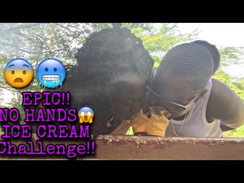 Funny No HANDS Ice Cream #Challenge🥶 | *Epic* 🤣😨||#JAMAICAN YOUTUBER