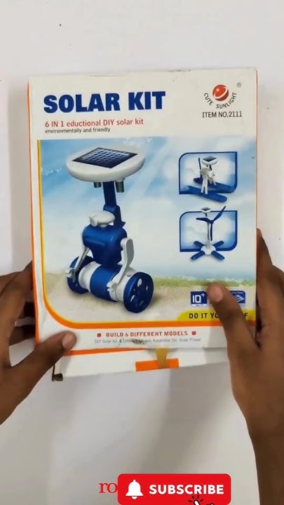 Build 6 Solar-Powered Robots! 🤖🌞 (Ultimate DIY Kit for Kids) - YouTube