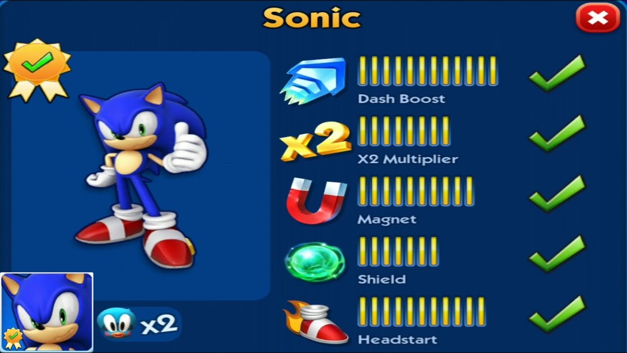 SONIC DASH SONIC MAX UPGRADED GAMEPLAY WALKTHROUGH PART 1 | - YouTube